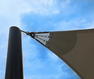 Shade sails custom made to your measurements - Cunninghams